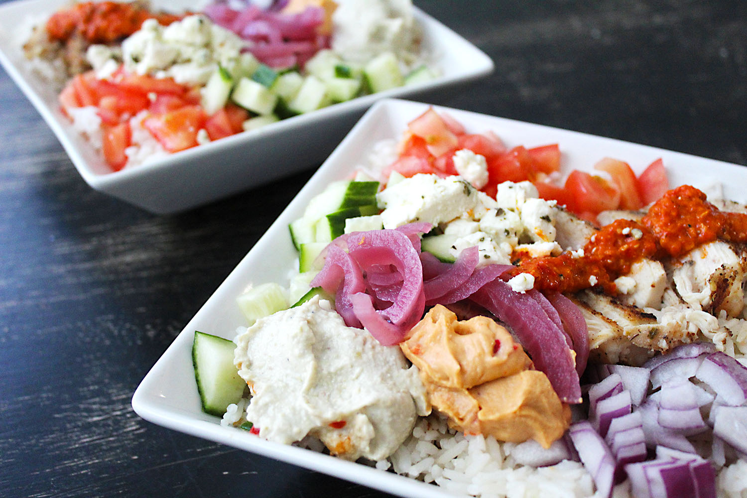 Greek Rice Bowls with Chicken – The Mixed Menu
