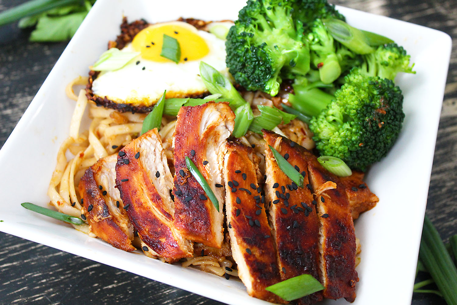 Miso Glazed Chicken and Noodles – The Mixed Menu