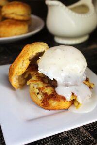 Country Style Benedict - The Mixed Menu