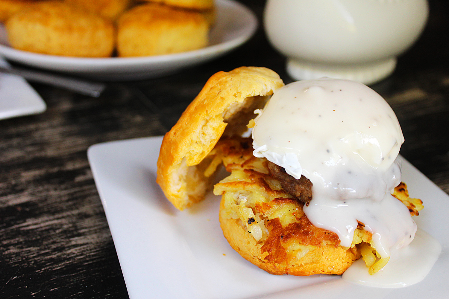 Country Style Benedict – The Mixed Menu