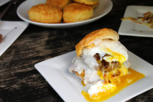 Country Style Benedict - The Mixed Menu