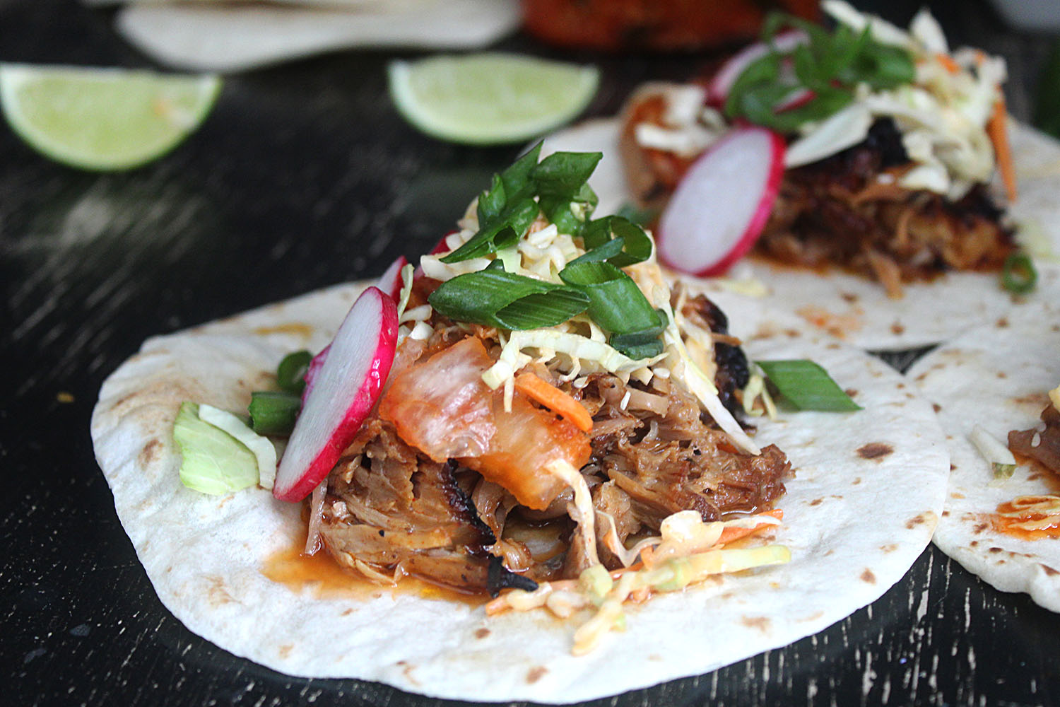 Spicy Korean Pork Tacos – The Mixed Menu